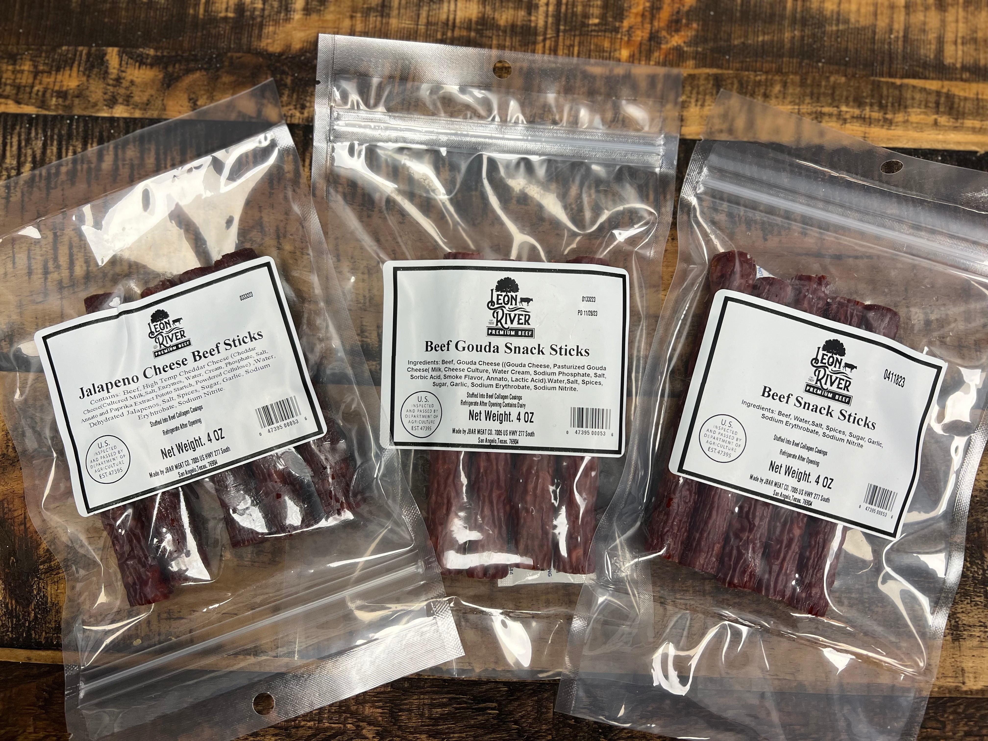 LRPB BEEF SNACK STICK - Leon River Premium Beef